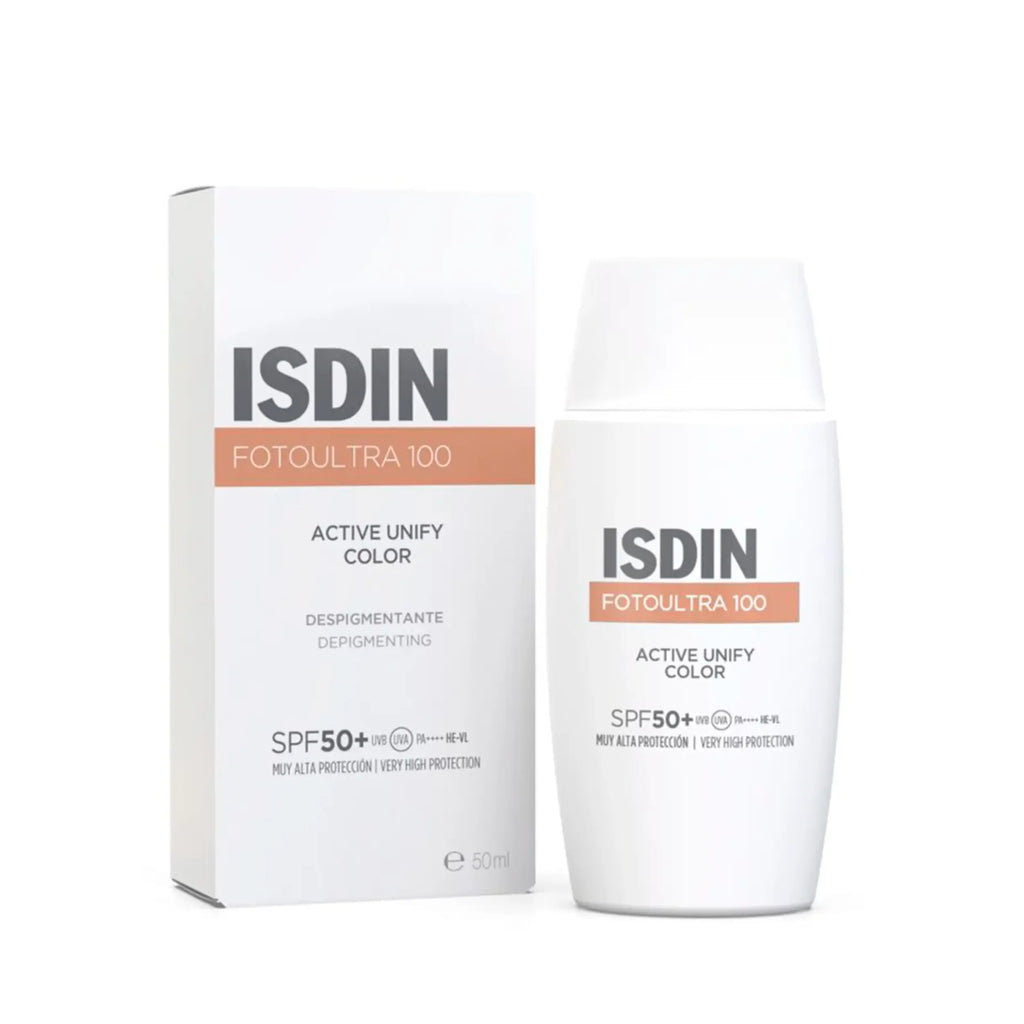 ISDIN Fotoultra 100 Active Unify Color Depigmenting SPF50+ 50ml – Be & Care